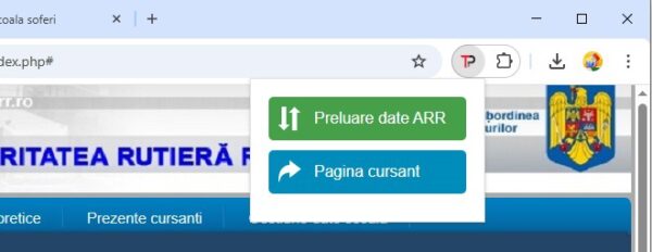 Preluare cursanți direct din ARR – Teste Permis