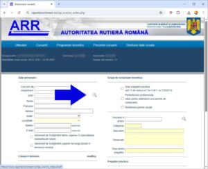 Preluare cursanți direct din ARR – Teste Permis